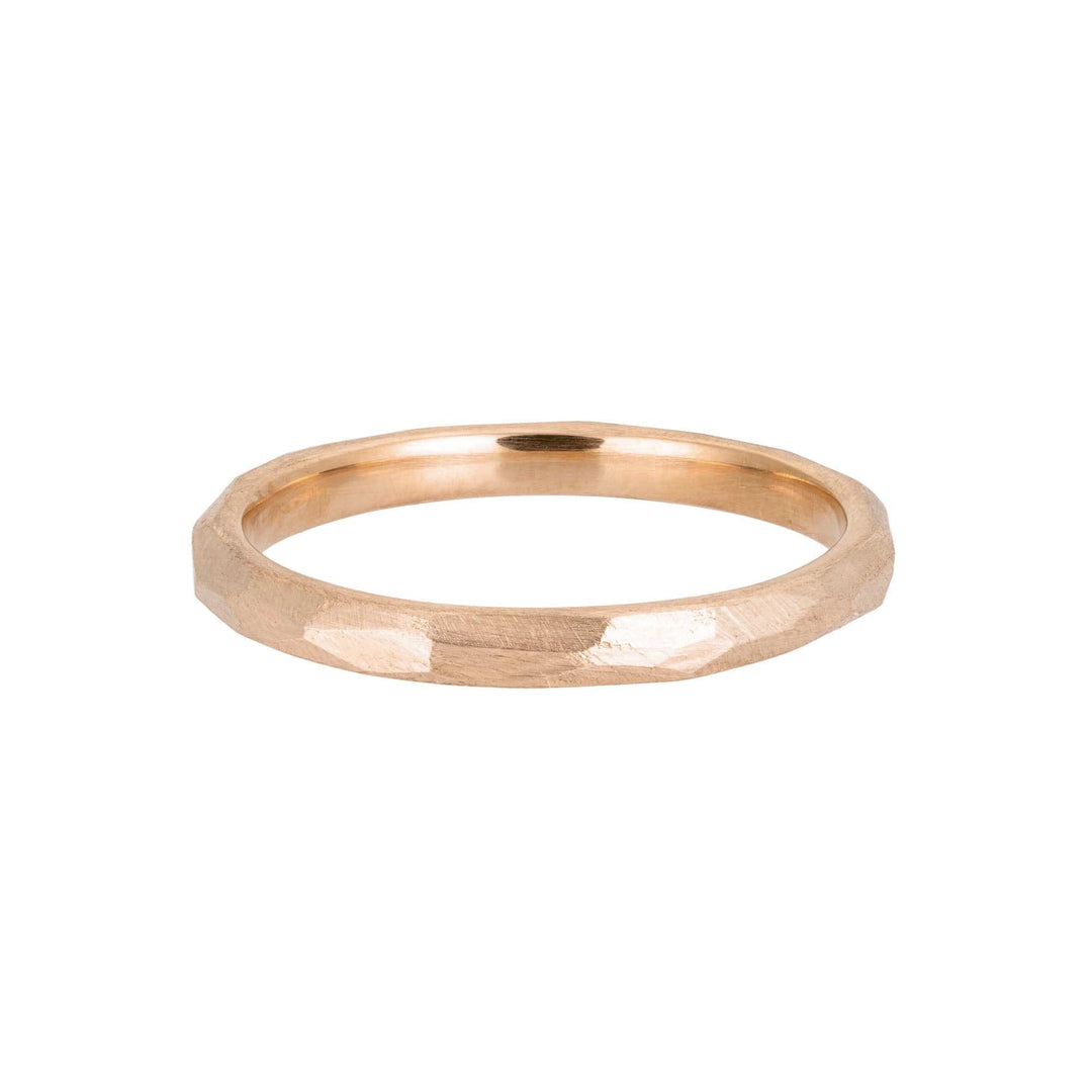 2mm Geo Wedding Band – Valerie Madison