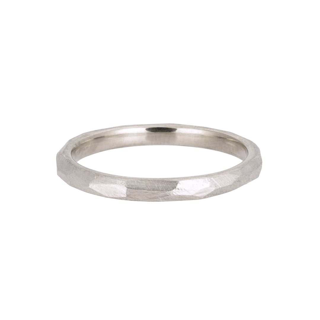 2mm Geo Wedding Band – Valerie Madison