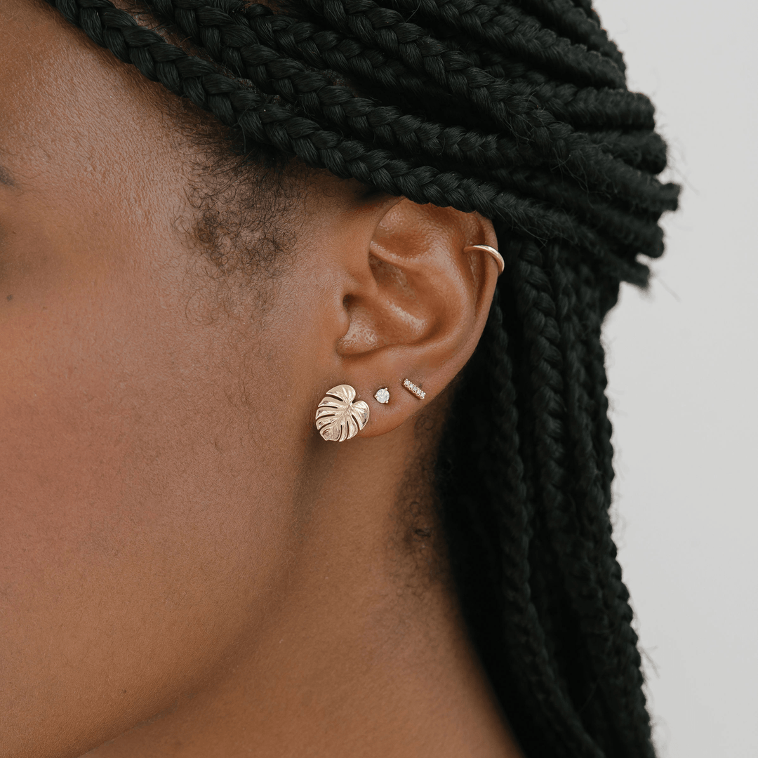 Monstera Studs – Valerie Madison